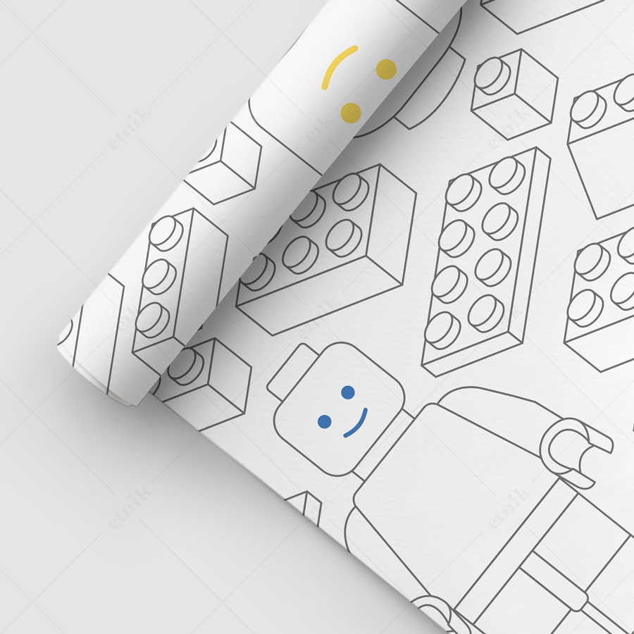 Papel Decorativo Lego Friends – Etnik